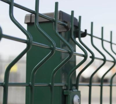 China Factory Supply Welded Wire Mesh Fence Garden Fence Galvanized 3D Curved Fence for sale