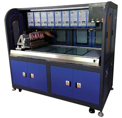 China RFID Card Inlay Sheet Chip Antenna Bonder YCB-39 - 9 Welding Heads, 16000 Chips/Hour, ±0.2mm Precision for sale