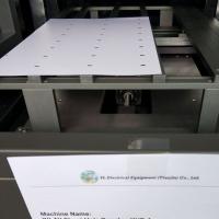 China RFID Card Inlay Sheet Hole Puncher Adjustable 800-1000 Sheets per Hour YHP-A+ for sale