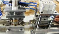 China Contact IC Card Module Cutter YMC-1 - 4000-6000 Units/Hour, 0.4KW Power, M2/M3 Chip Tape Processing Machine for sale