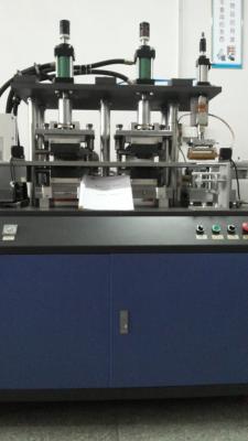 China PVC Card Embossing and Tipping Machine YLE-1 with Touch Screen - 6000+ Cards/Hour, 2.5kW Power for sale
