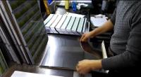 China Mirror Finish PVC Card Lamination Steel Plate 0.8mm A3 Size with 800+ GU Glossiness for Plastic Card Manufacturing for sale
