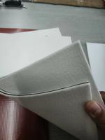 China 3mm Woolen Felt Cushion Pad for Plastic Card Lamination - 200℃ Heat Resistance, A4 Size 310×480mm for sale