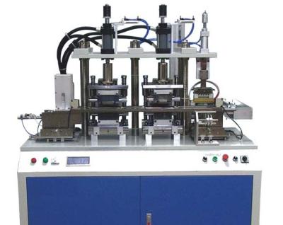 China YLE-2 PLC Control Card Embossing & Tipping Machine - 6000 Cards/Hour, Dual Embossing Stations for CR80 Plastic Cards for sale