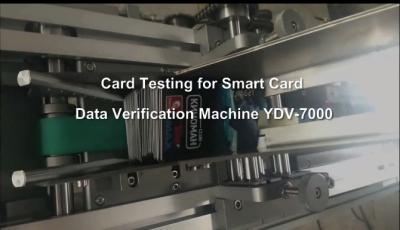China YDV-7000 Smart Card Data Verification Machine with 6000-7000 Cards/Hour Speed and 1800×600×1600mm Dimensions for sale