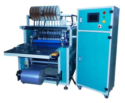 China YMSL-1000 Automatic Magnetic Stripe Laying Machine - 8 Heads, 12.7mm Width, 1000-1300 Sheets/Hour Capacity for sale
