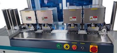 China High Output SIM Card Personalization Machine with PLC + Servo System and ±0.020mm Precision for 5000~6000 pcs/h for sale