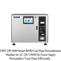 China YRFC-DP-3000 Smart Card Personalization Machine 3600 CPH AC 220V 50/60Hz L2100mm for sale