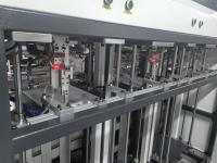 China PLC Servo Controlled Automatic Sheet Collating Bonding Machine YSCB-1 for PVC ABS PET 2.5KW for sale