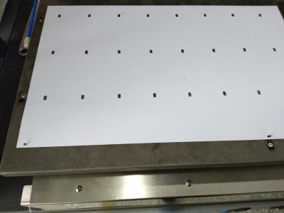 China Full Auto Inlay Sheet Chip Fixation Hole Die Cutting Machine YHP-FA-1H 500-600 Sheets Per Hour for sale
