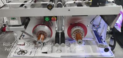 China Desktop Roll to Roll RFID Tag Data Personalization Machine YPM-R2R 13.56 MHz 260 mm for sale