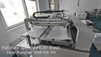 China Full Automatic Inlay Card Sheet Hole Punching Machine 12000-14000 Holes Per Hour for RFID Access Control Card Production for sale