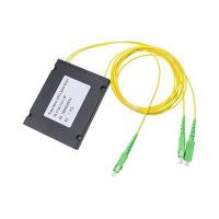 China 1×2 Fiber Optic Splitter Compact ABS PLC Splitter High Stability for sale