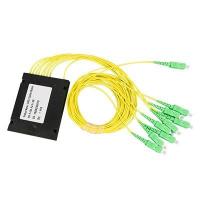 China ABS 1 * 8 PLC Splitter Small Size Compact SC/APC PLC Splitter for sale