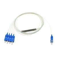 China Fiber Optic Splitter 1x4 Good Durability High Temperature Stability for sale