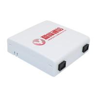China 2 Core Optical Faceplate Box 86mm Fiber Optic Outlet Box 50g for sale