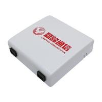 China 2 Core Optical Faceplate Box 86mm Fiber Optic Outlet Box 50g for sale