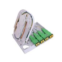 China 4 Core ABS Fiber Optic Termination Box White For Residential And Commercial Applications for sale