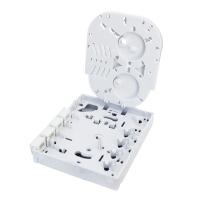 China 4 Core ABS Fiber Optic Termination Box White For Residential And Commercial Applications for sale