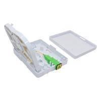 China 1 Core Fiber Wall Outlet Box / Fiber Termination Box For FTTH Networks for sale
