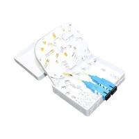 China SM / MM Fiber Wall Outlet Box  4 Core Outdoor Fiber Termination Box for sale