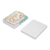 China SM / MM Fiber Wall Outlet Box  4 Core Outdoor Fiber Termination Box for sale