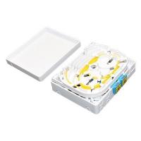 China SM / MM Fiber Wall Outlet Box  4 Core Outdoor Fiber Termination Box for sale