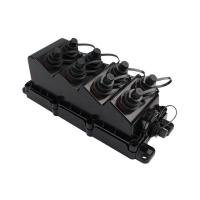 China Fiber Optic Multiport Service Terminal MST 8 Port Black Customized for sale