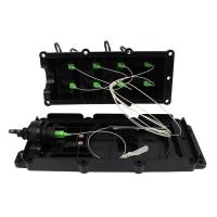 China Fiber Optic Multiport Service Terminal MST 8 Port Black Customized for sale