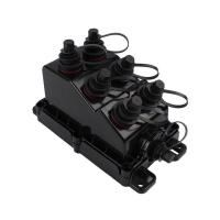 China Outdoor Terminal Junction Box  Black Customized Weatherproof Terminal Box for sale