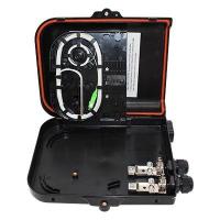 China 8 Core Fiber Optic Termination Box Outdoor Fiber Distribution Box IP65 for sale