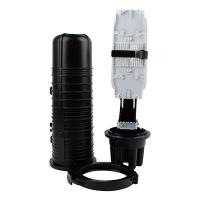 China 96 Cores Dome Type FOSC Fiber Optic Splice Closure Heat Shrink Type for sale