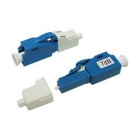 China LC UPC Fiber Optic Attenuator 5dB 7dB 10dB 15dB 20dB Blue for sale