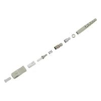 China SC PC MM SX Fiber Connector 2.0mm 3.0mm OM2 Simplex Grey Housing for sale
