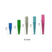 China SC PC MM SX Fiber Connector 2.0mm 3.0mm OM2 Simplex Grey Housing for sale