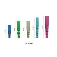 China SC PC MM SX Fiber Connector 2.0mm 3.0mm OM2 Simplex Grey Housing for sale