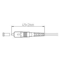 China SC APC Fiber Optic Connector SX LSZH SC Single Mode Connector for sale