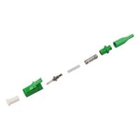 China LC APC Fiber Connector 0.9mm Simplex Single Mode Fiber Connectors With Green House for sale