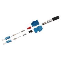 China Fiber Cable LC Connector , Duplex SM LC Connector With A Uniboot Design for sale