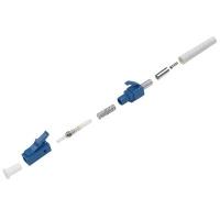 China LC/UPC Fiber Optic Connector SM 3.0mm SX LSZH Blue For FTTH FTTB FTTX Network for sale