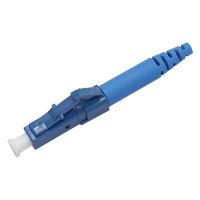 China Compact Fiber LC Connector Blue For Telecommunications Networks for sale