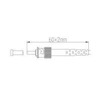 China PC Multi Mode Simplex Fiber Optic Cable Connector 2.0mm Cable Diameter Durability for sale