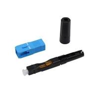 China SC UPC/APC SM Fast Connector Blue For FTTH Fiber To The Home for sale