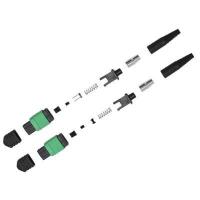 China Multimode Fiber Adapter PC Polish 8/12/24 Cores Low Insertion Loss 3.0mm Diameter for sale