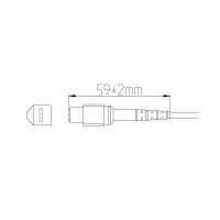 China MPO Fiber Optic Connector Male/Female SM OM1-OM4 8/12/24 Cores 3.0mm Cable Diameter for sale