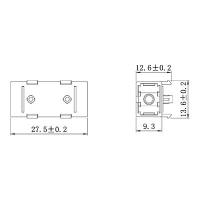China SC SX OM4 Fiber Optical Adapter With Legs MM Violet Special Dust Cap for sale