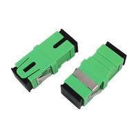 China RoHS Green Fiber Optic Adapter Coupler SC SX Without Flange for sale