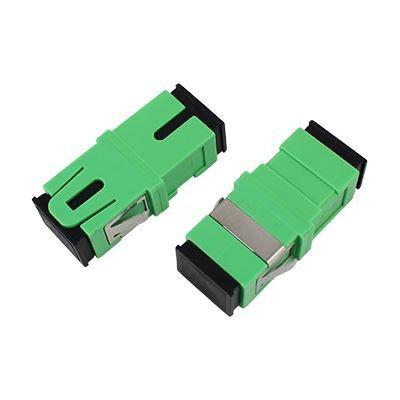 China RoHS Green Fiber Optic Adapter Coupler SC SX Without Flange for sale