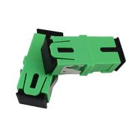 China RoHS Green Fiber Optic Adapter Coupler SC SX Without Flange for sale