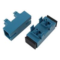 China Singlemode / Multimode Fiber Optic SC Adapter Easy Fix With Legs for sale